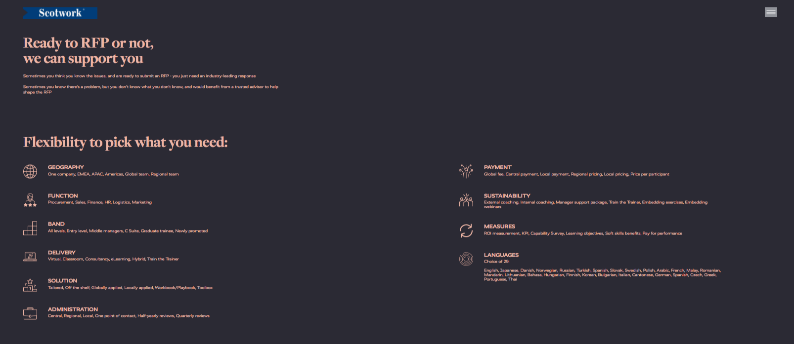 Ready to RFP or Not, We Can Support You | Scotwork USA